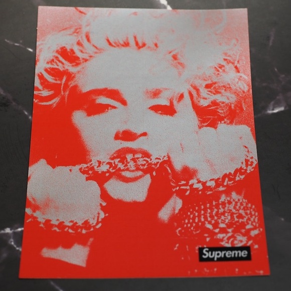 Supreme | Art | Madonna X Supreme Sticker Decal Authentic | Poshmark